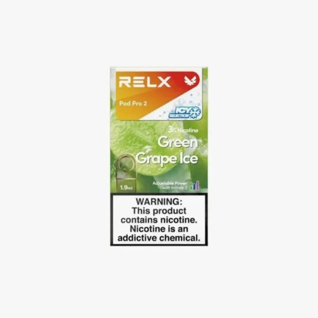 GREEN GRAPE ICE - RELX POD PRO 2 – Vape District